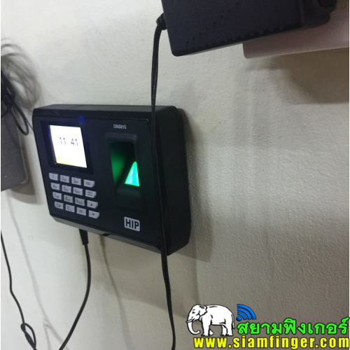 เครื่องสเเกนลายนิ้วมือ บันทึกเวลาทำงาน HIP รุ่นCMI681s - เครื่องทาบบัตร ...