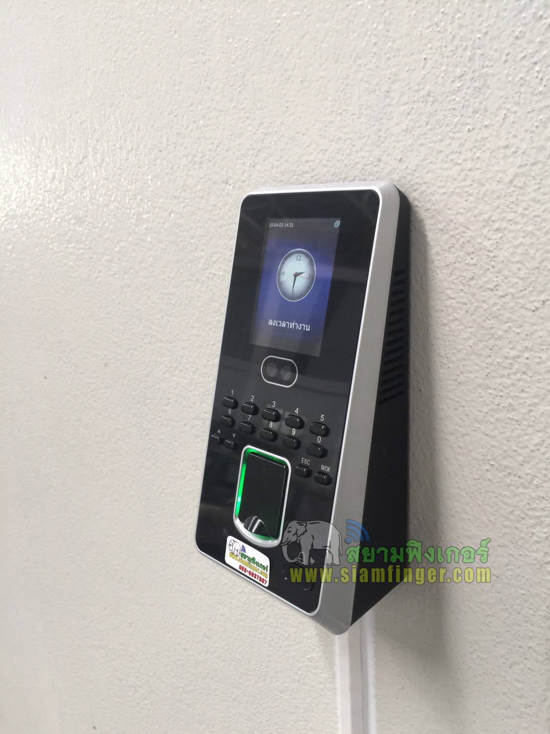 เครื่องสแกนใบหน้า รุ่น ZKteco MultiBio 800 Face Scan - เครื่องทาบบัตร ...